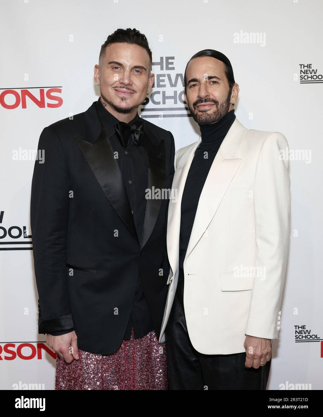Charly Defrancesco, left, and Marc Jacobs attends the 74th annual ...