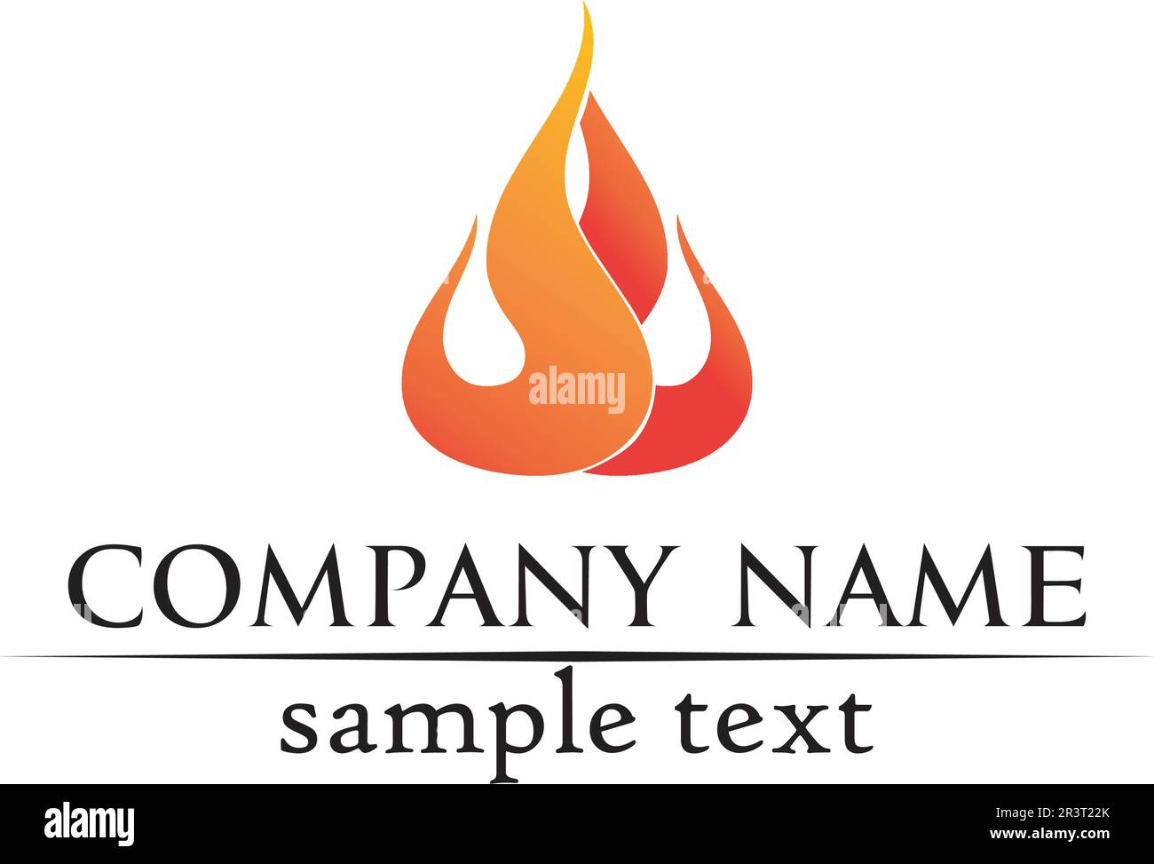 Fire flame nature logo and symbols icons template Stock Vector Image ...