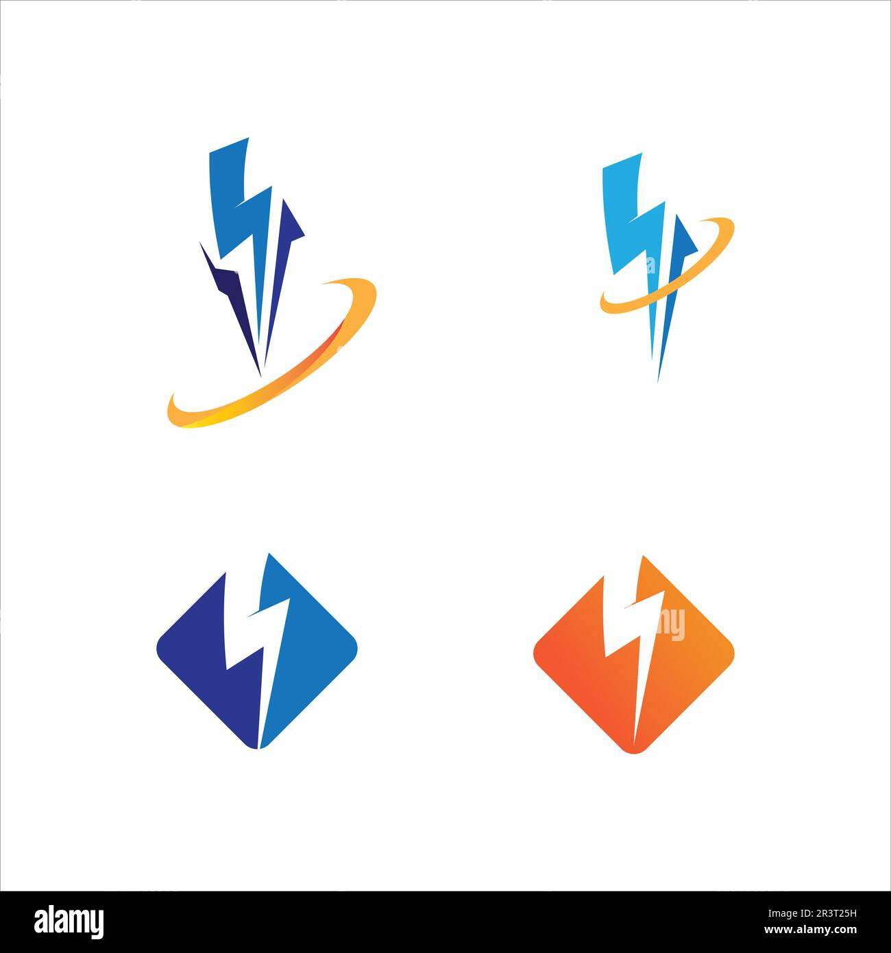 flash electric Vector lightning icon logo and symbols Stock Vector ...