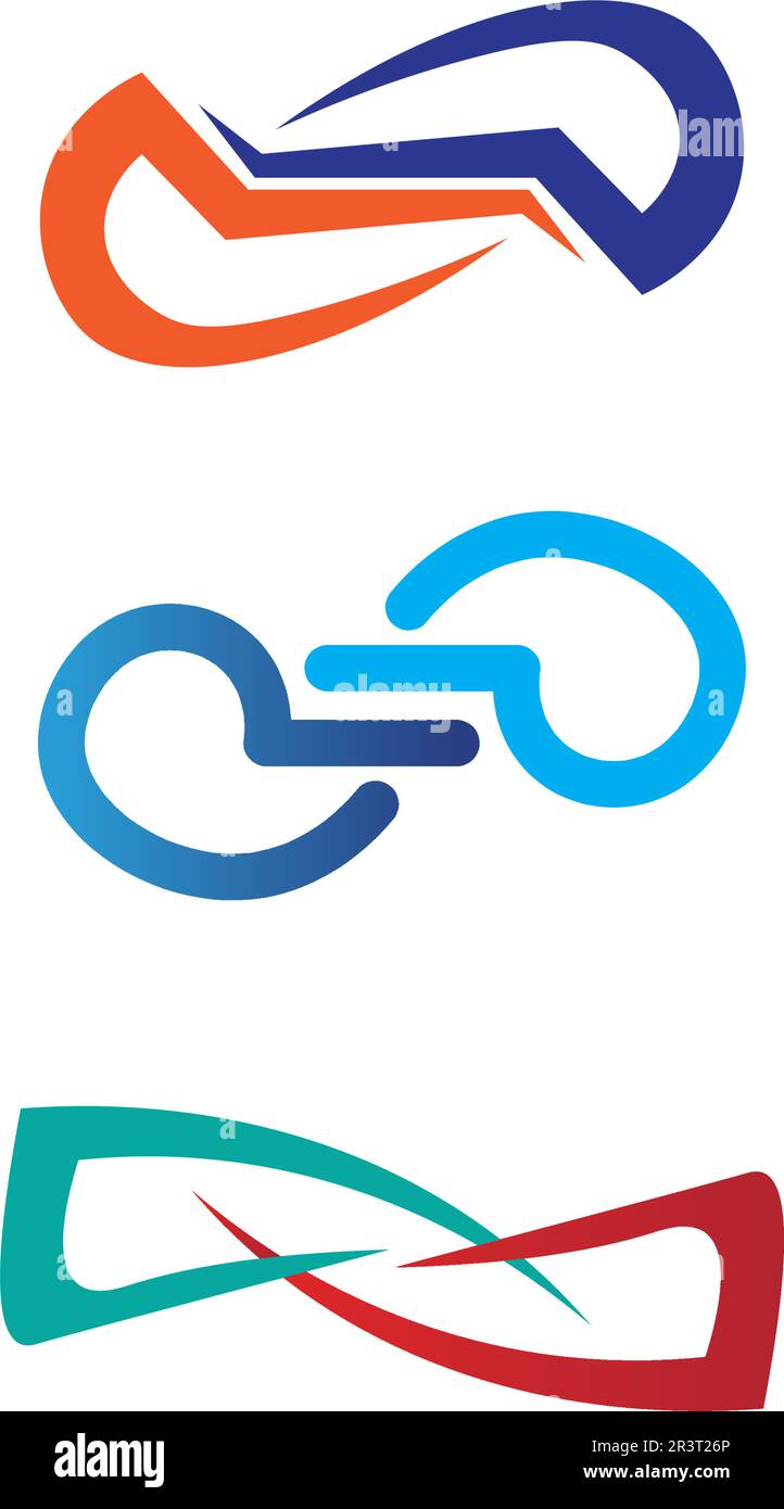 infinity logo and symbol template icons app design Stock Vector Image ...