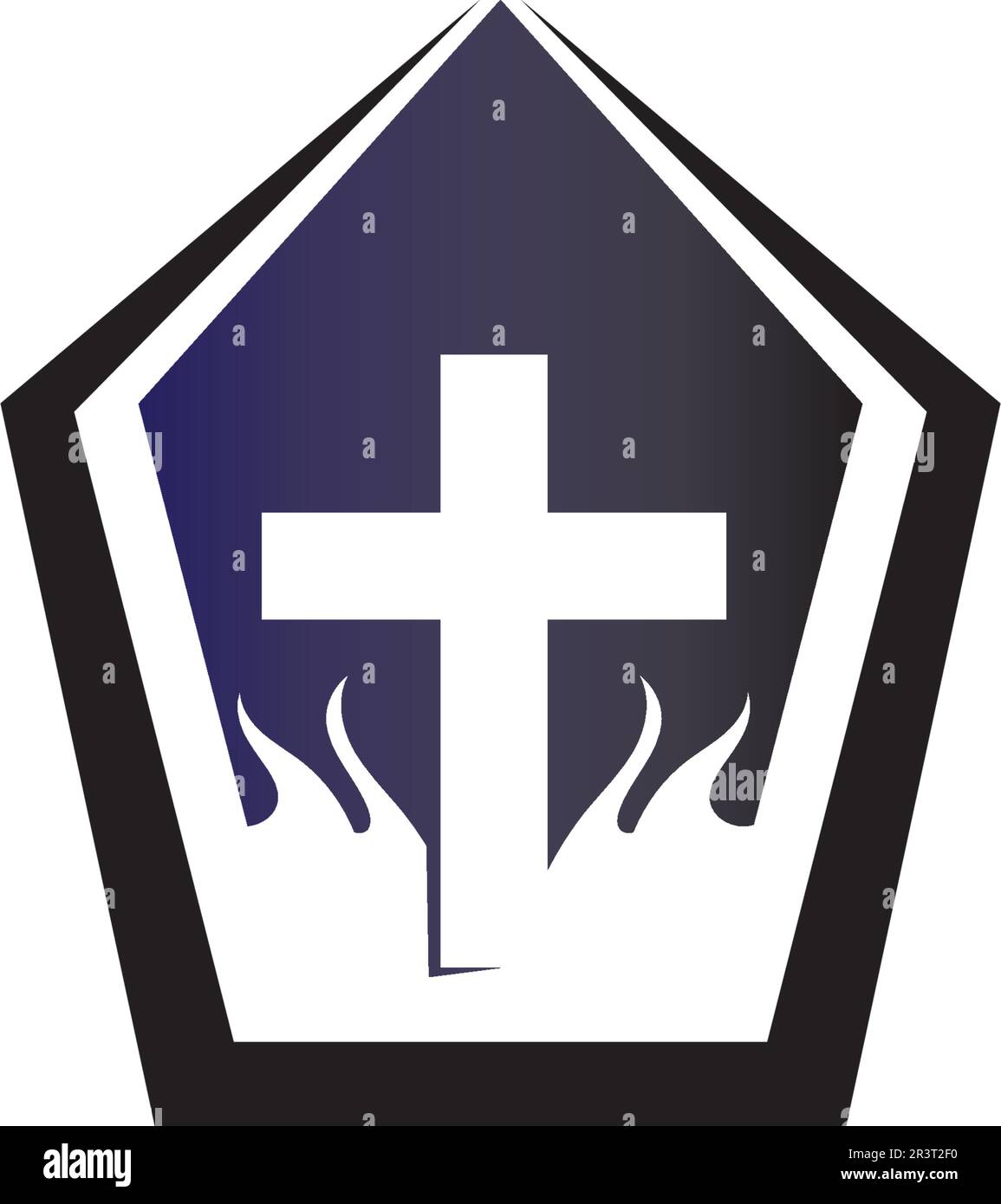 Cross and christ logo and vector Stock Vector Image & Art - Alamy