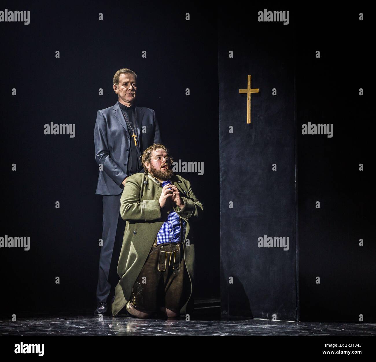 Musical Candide by Leonard Bernstein (Komische Oper Berlin Stock Photo ...