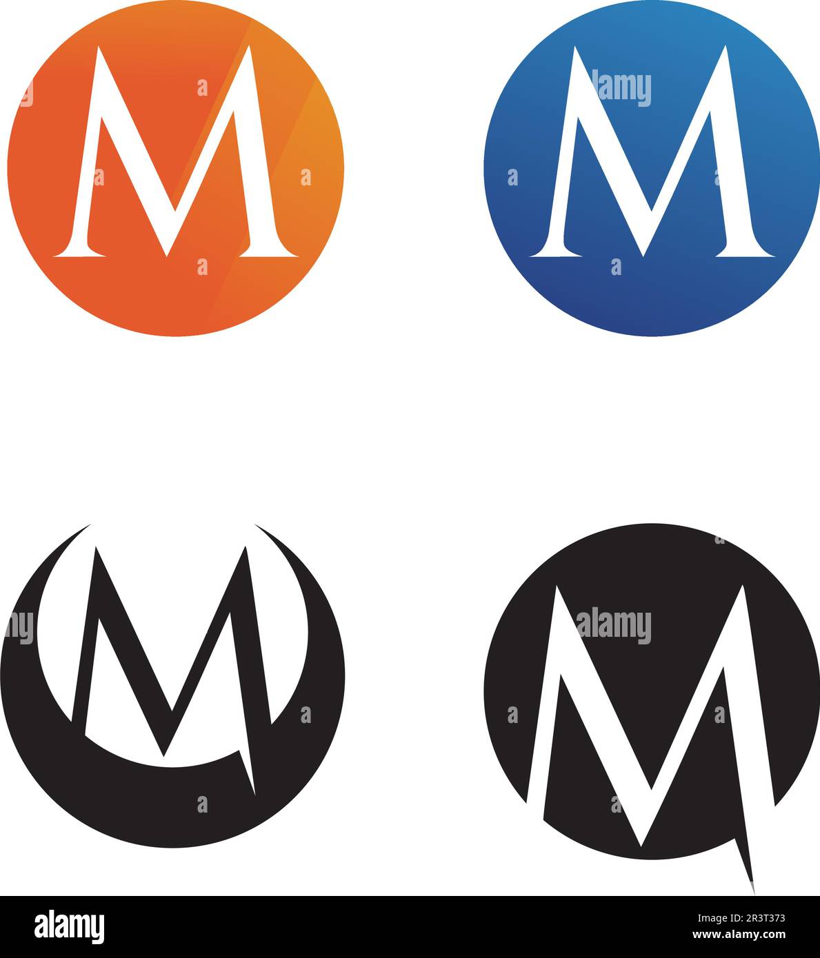 Letter M vector icons such logos Stock Vector Image & Art - Alamy