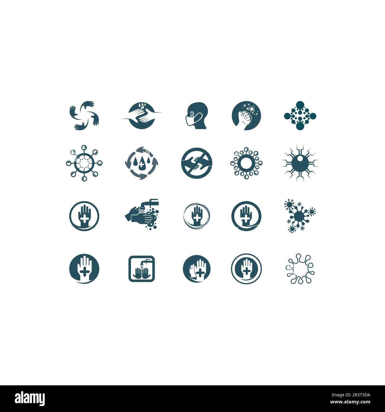 virus,coronavirus, Bacteria, Germs and Microbe isolated on white ...