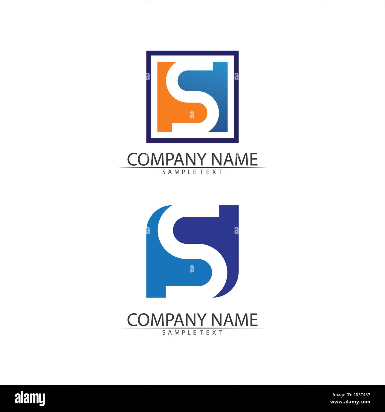Business corporate S letter logo design vector Stock Vector Image & Art ...