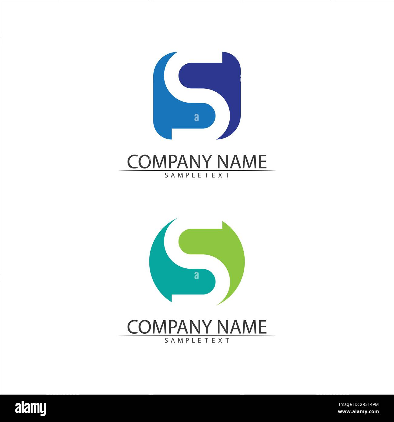 Business corporate S letter logo design vector Stock Vector Image & Art ...