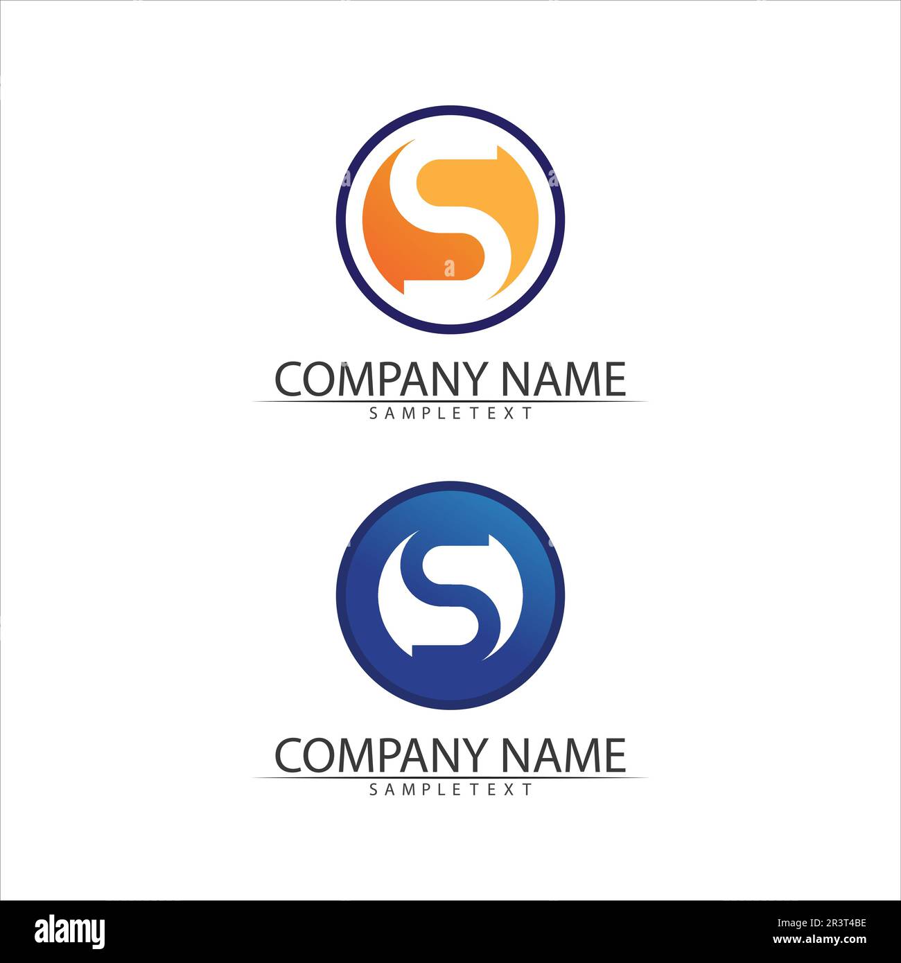 Business corporate S letter logo design vector Stock Vector Image & Art ...