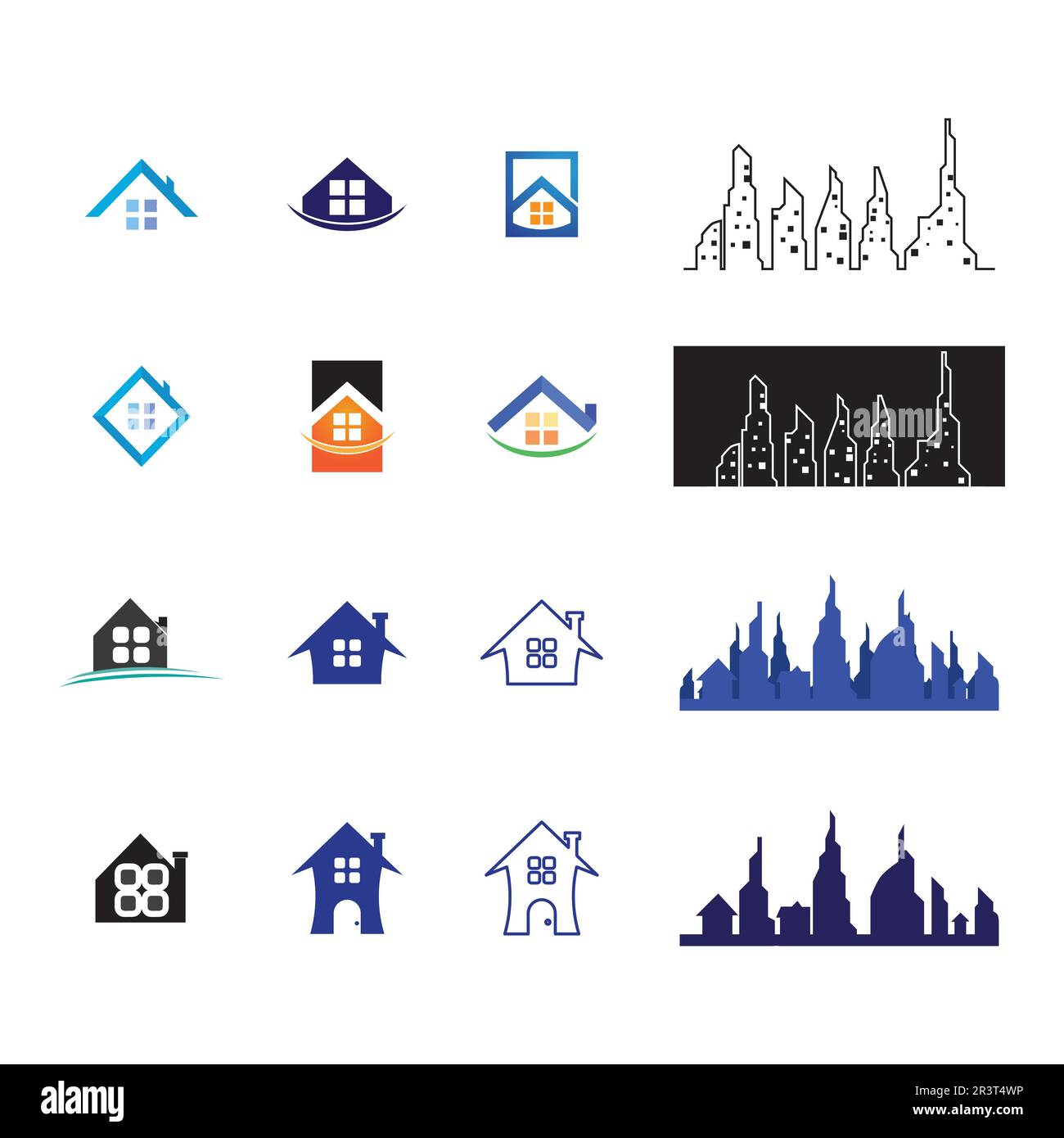 Building and house logo vector illustration design,Real Estate logo ...