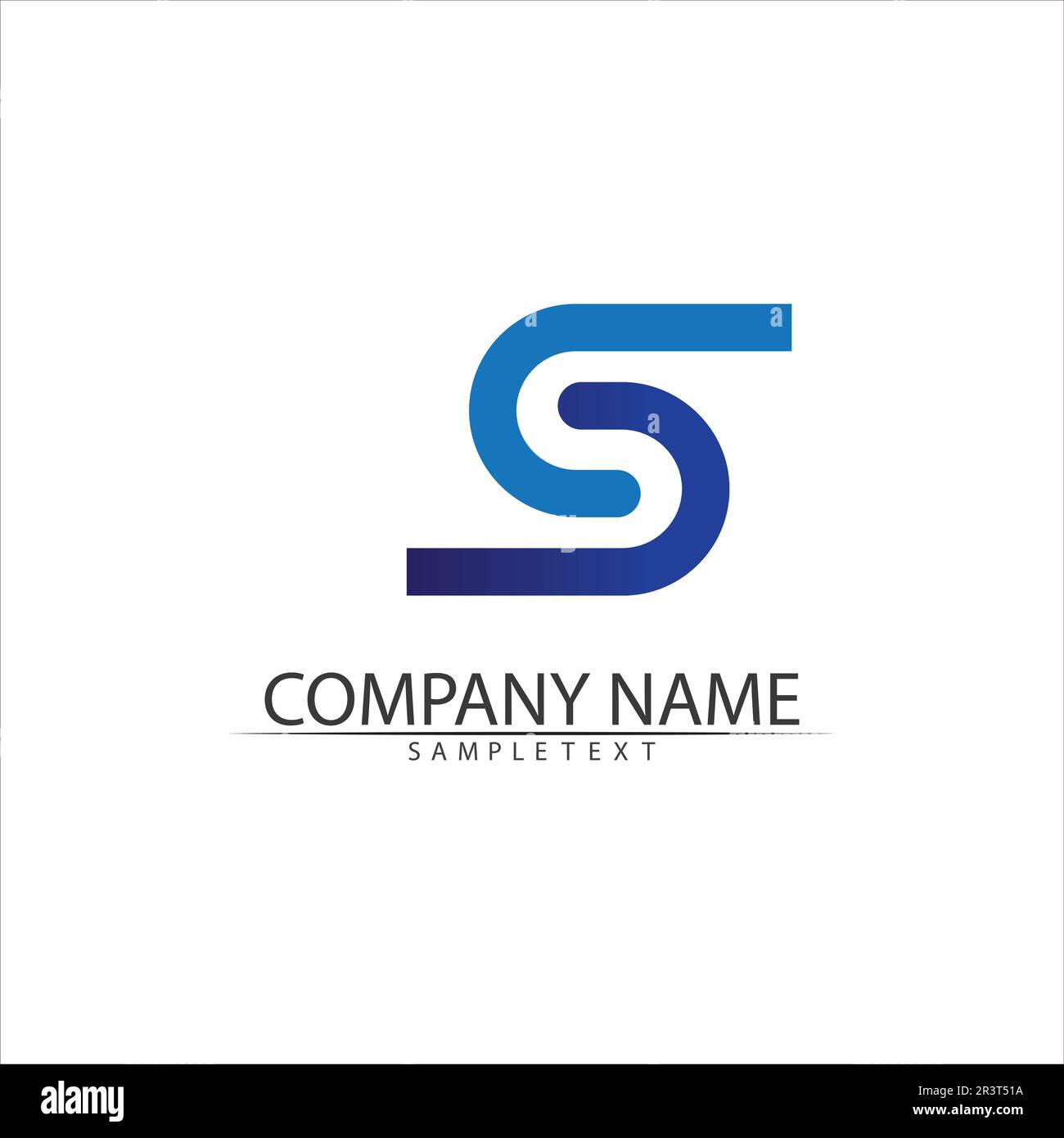 Business corporate S letter logo design vector Stock Vector Image & Art ...