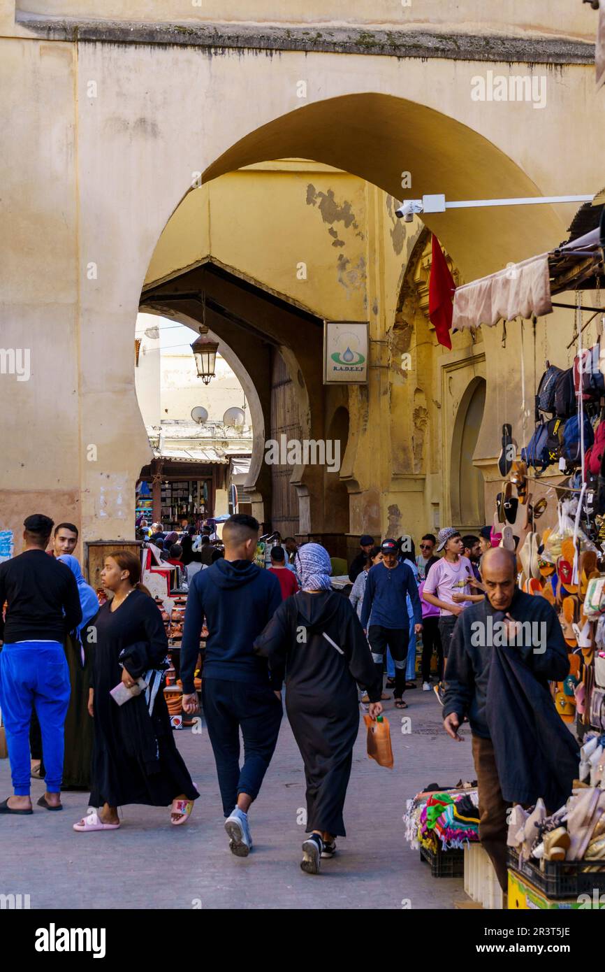 Bab Semmarine, Fes el-Jdid, Fez, morocco, africa Stock Photo - Alamy