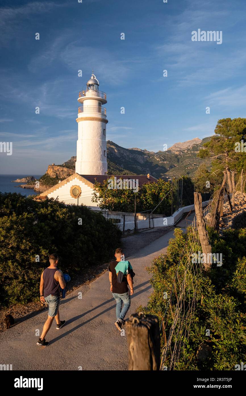Mallorca cap gros lighthouse hi-res stock photography and images - Alamy