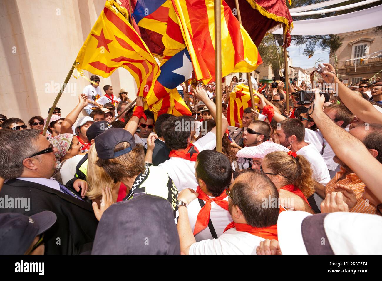 Spain ( Felanitx ) Balearic islands, Mallorca. The traditional dance of ...