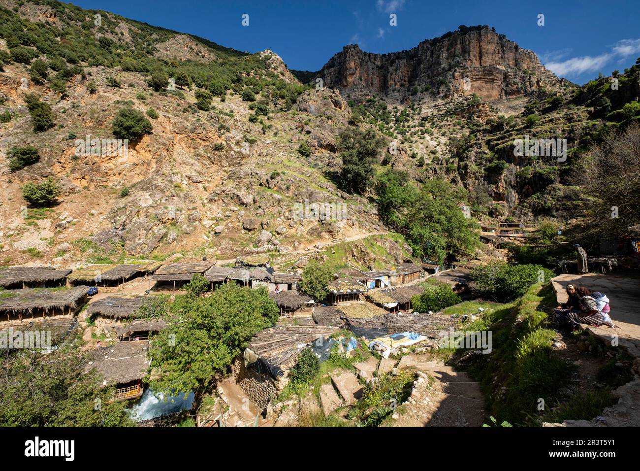 Sources of Oum Rabia, Zaouia de Ifrane, Middle Atlas,, Morocco, Africa ...