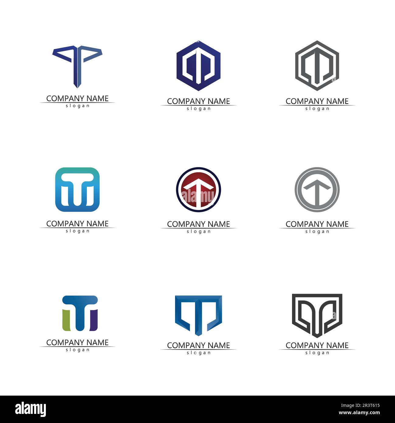 letter T logo image and font T design graphic vector Stock Vector Image ...