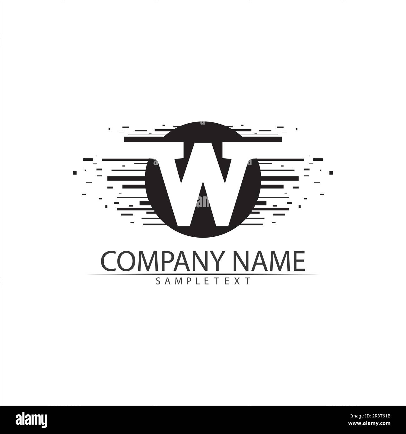 Double w Stock Vector Images - Alamy