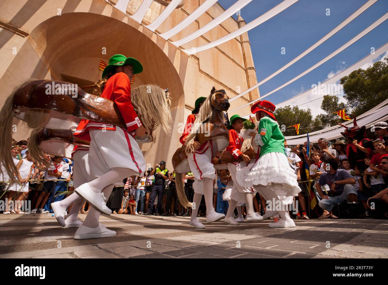 Spain ( Felanitx ) Balearic islands, Mallorca. The traditional dance of ...