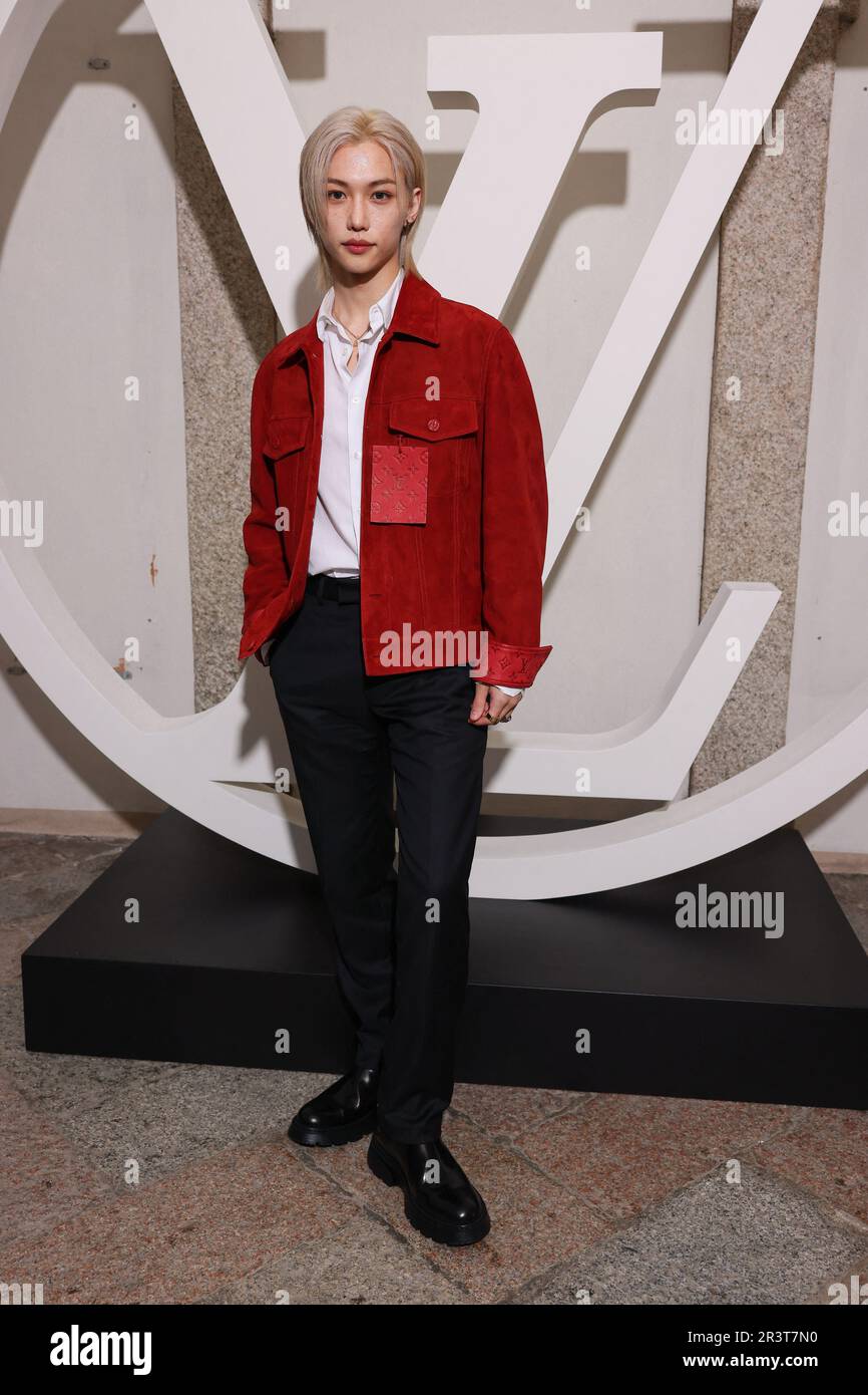 Felix poses at the photocall for Louis Vuitton Cruise Collection 2024 ...