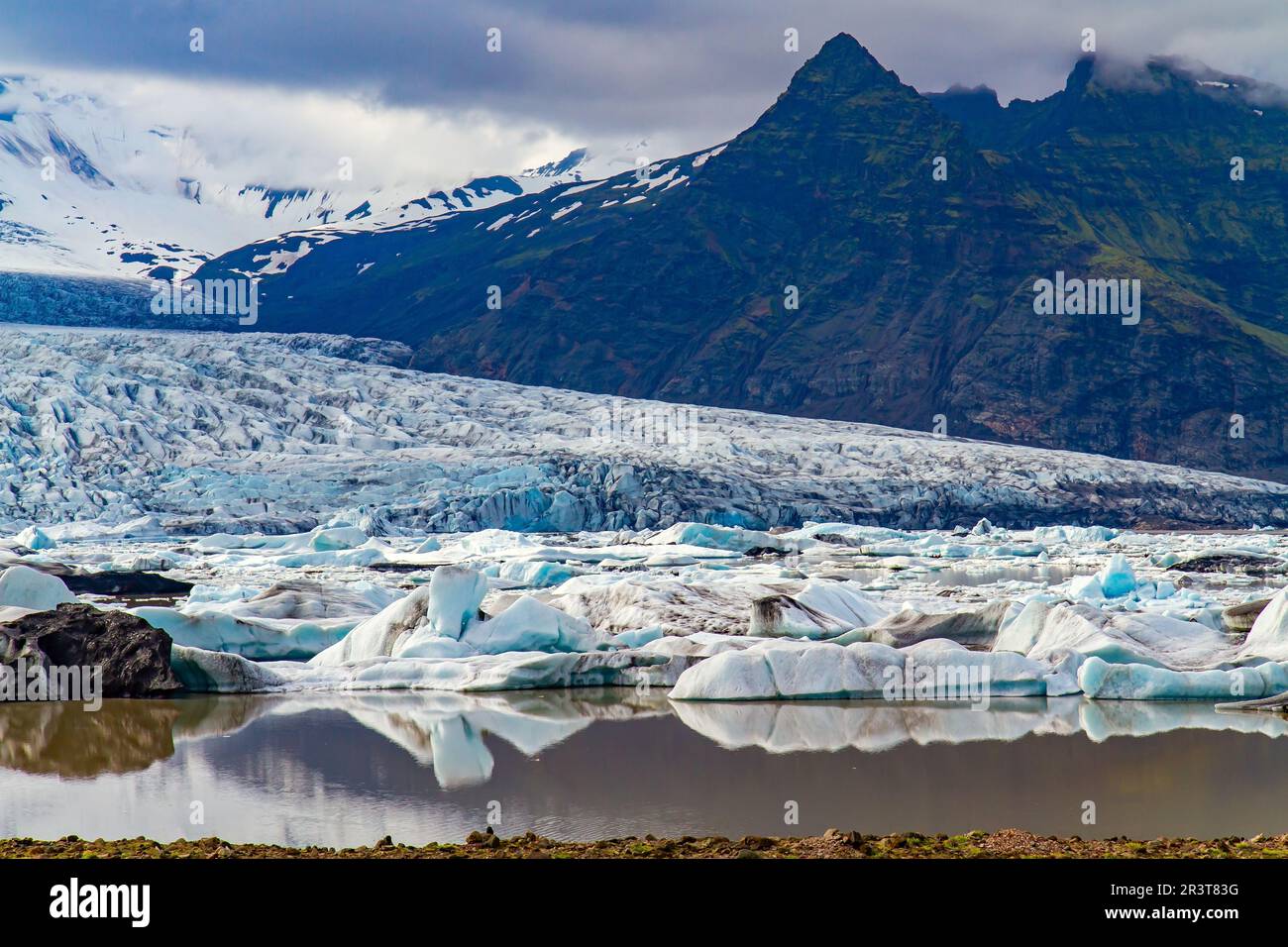 Glaciers and icebergs Stock Photo - Alamy