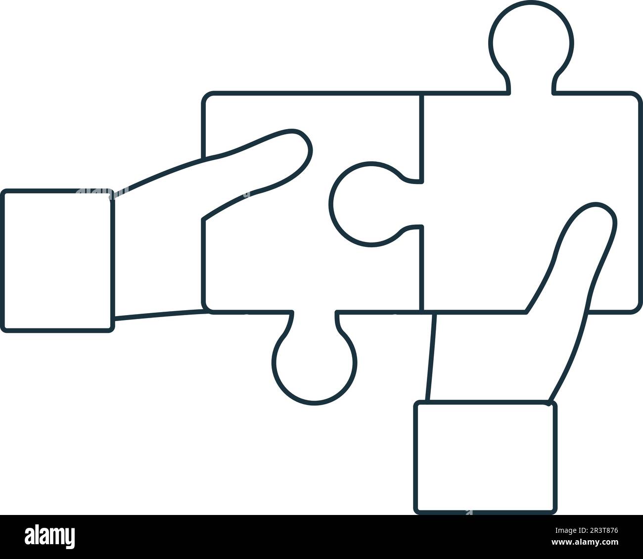 Simple partnership logo hi-res stock photography and images - Alamy