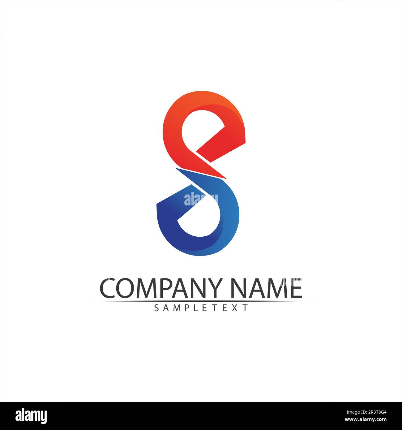 Business corporate S letter logo design vector Stock Vector Image & Art ...
