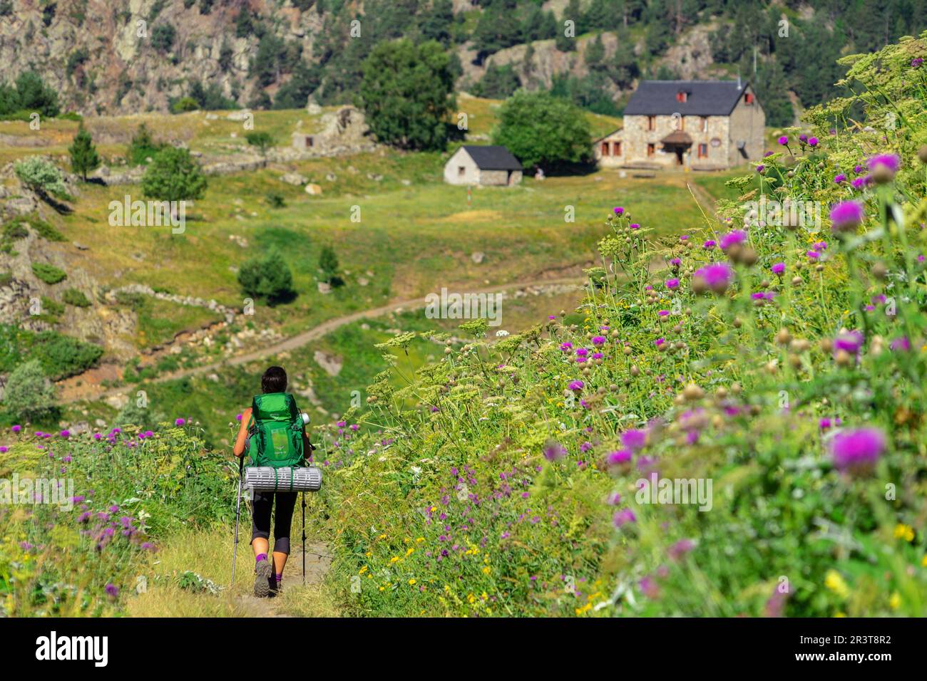 granjas de biadós, Valle de Añes Cruces, parque natural Posets-Maladeta ...
