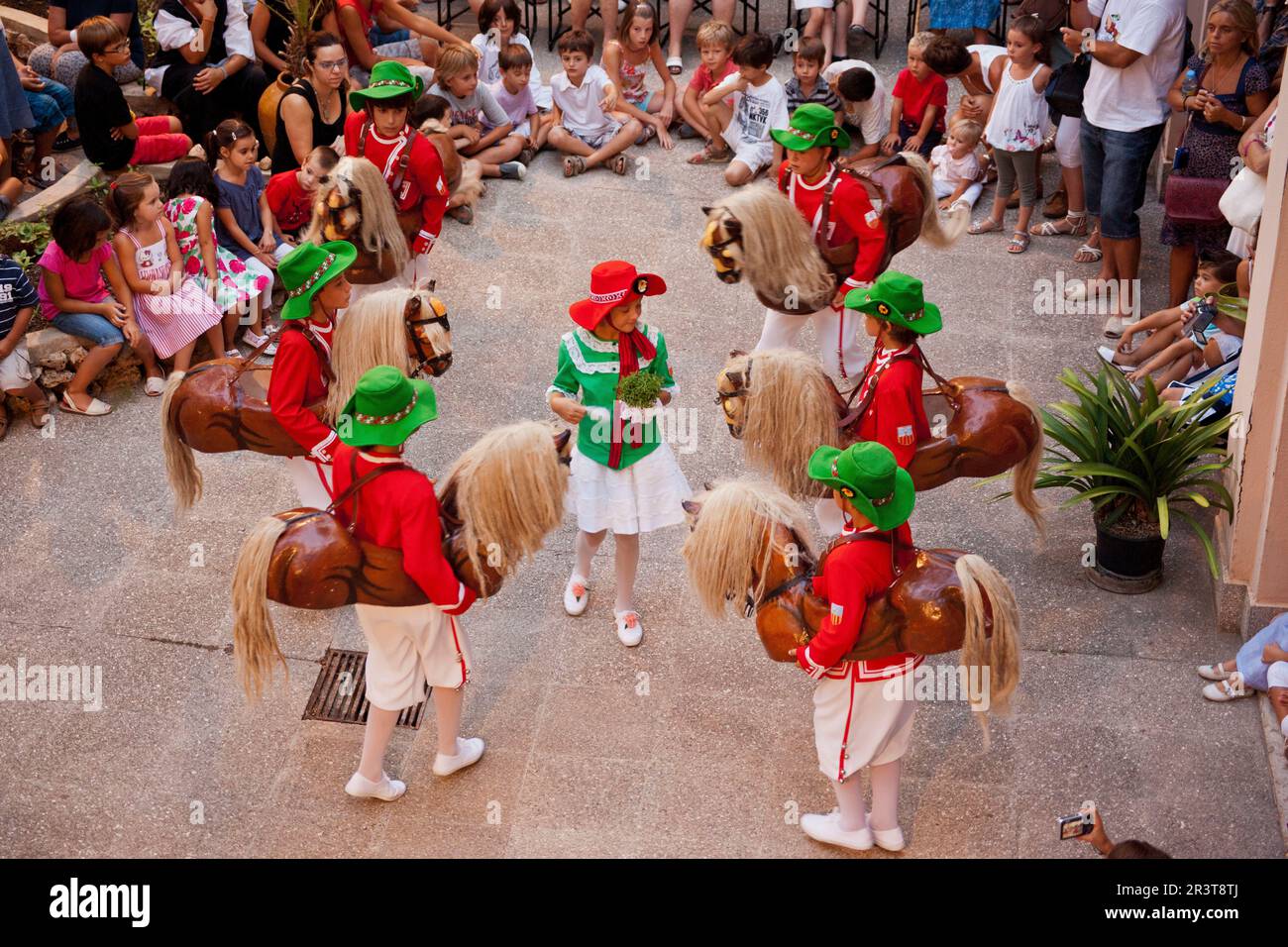 Spain ( Felanitx ) Balearic islands, Mallorca. The traditional dance of ...
