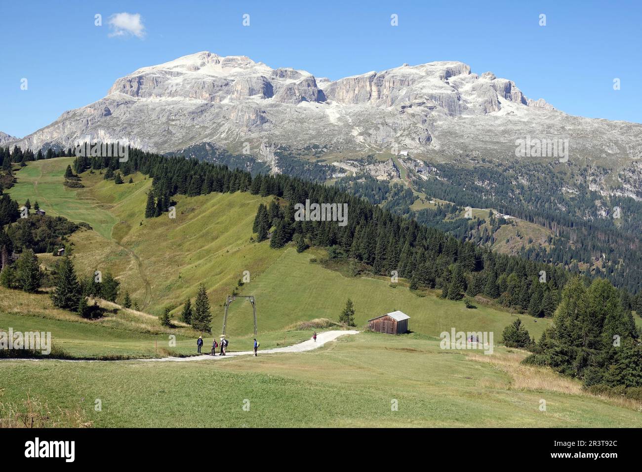 Fanes group, seen from the Pralongia plateau Stock Photo - Alamy