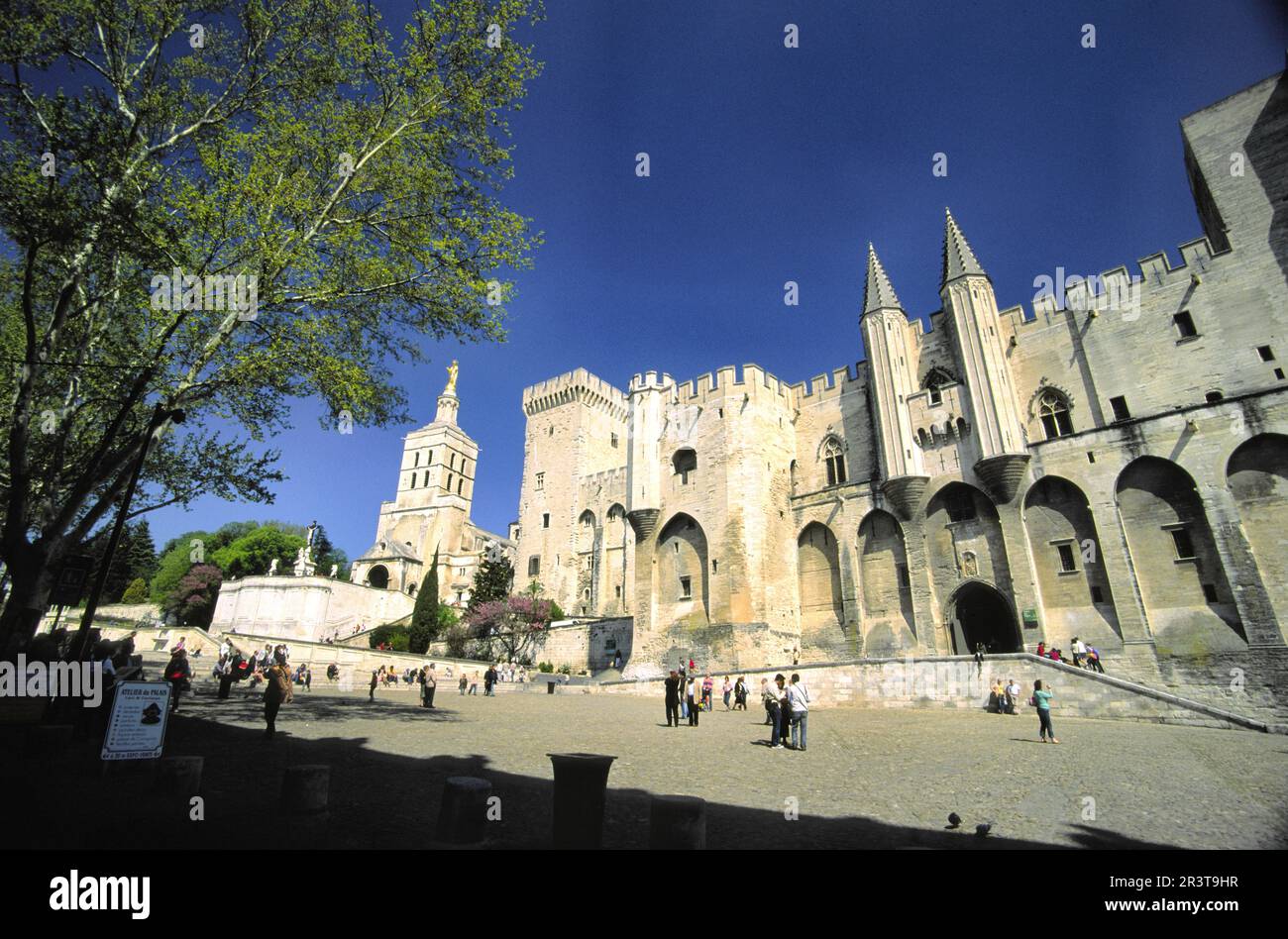 Palacio Papal (Palais des Papes). Aviñon.Vaucluse.Provenza.Francia ...