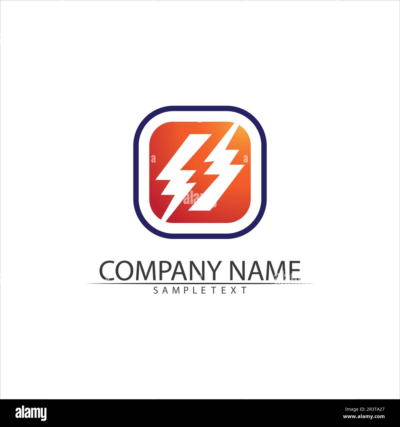 flash electric Vector lightning icon logo and symbols Stock Vector ...