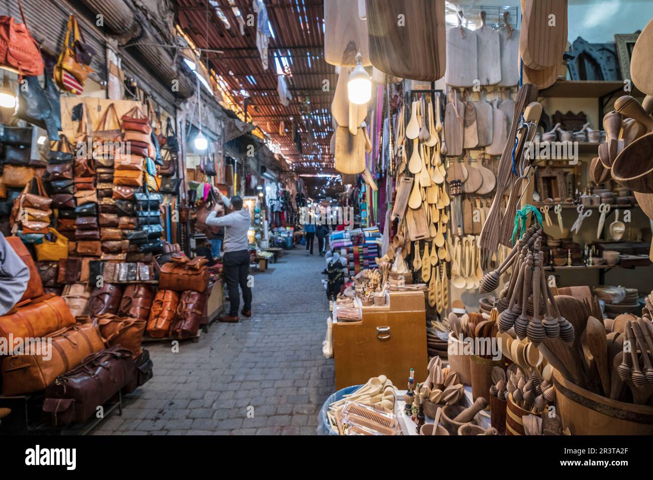 souk street, marrakesh, morocco, africa Stock Photo - Alamy