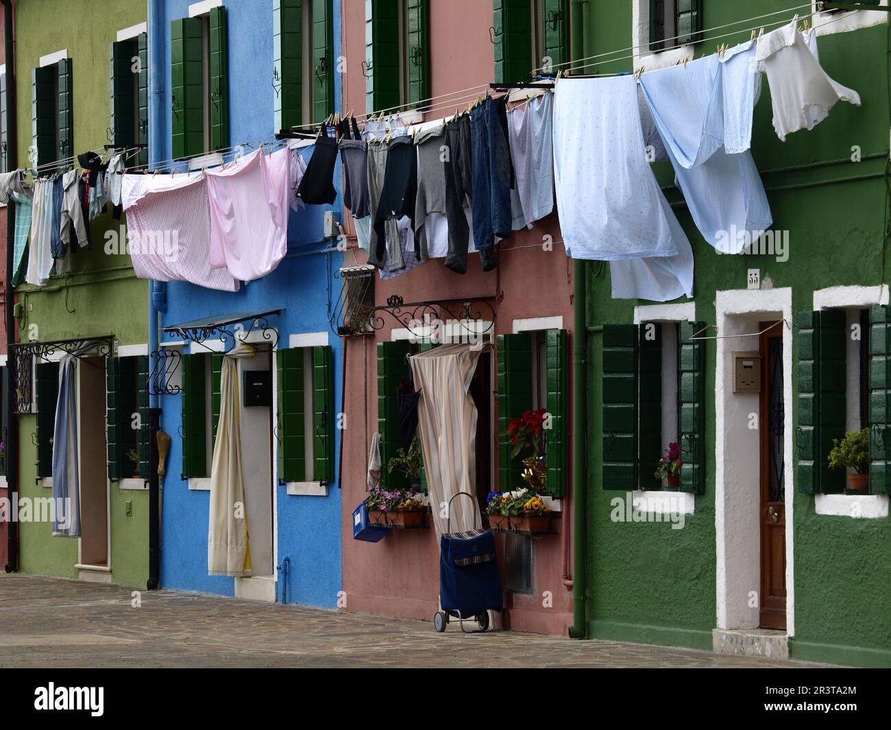 Isla de Burano. Venecia.Véneto. Italia Stock Photo - Alamy
