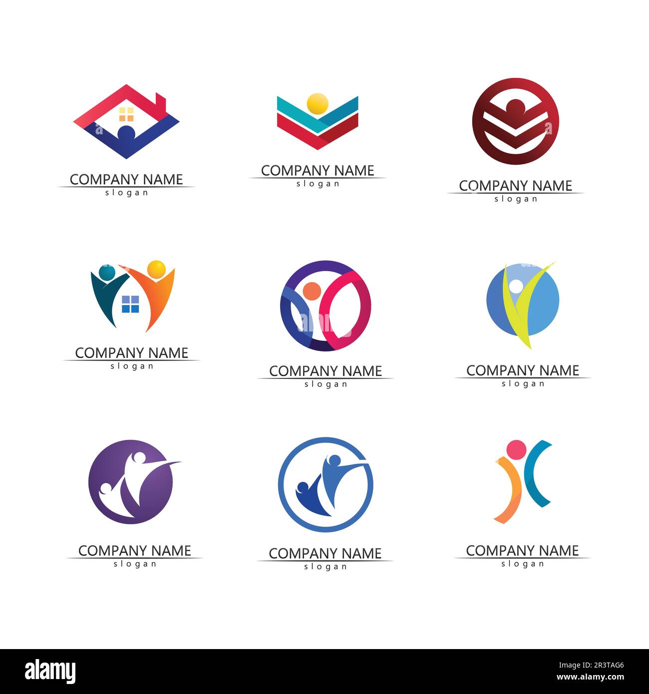 Abstract people logo design.fun people,healthy people,sport,community ...