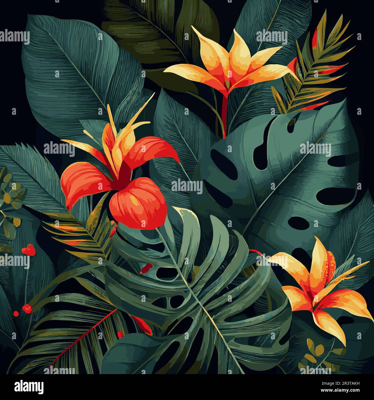 Exotic tropical tree branches hi-res stock photography and images - Alamy