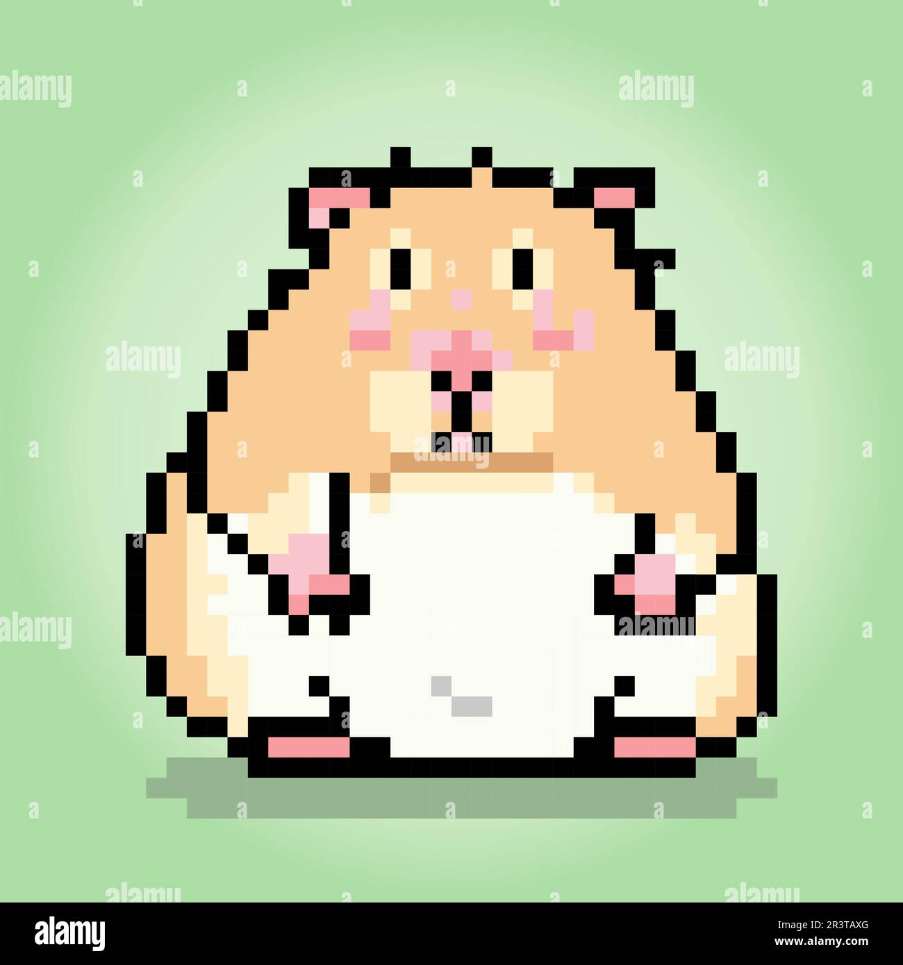 8-bit Pixel hamster. Animal for game assets in vector illustration Stock Vector Image & Art - Alamy