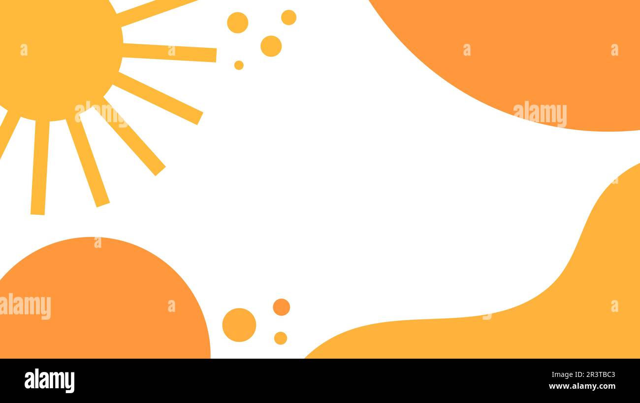 Summer banner sun background. Vector illustration Stock Vector Image ...