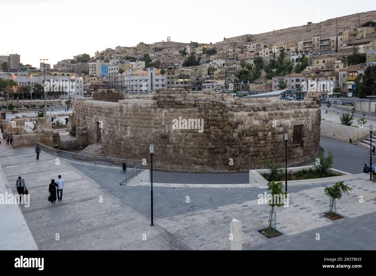 View of the renewed (2014) Hashemite Plaza, named after the Jordanian ...