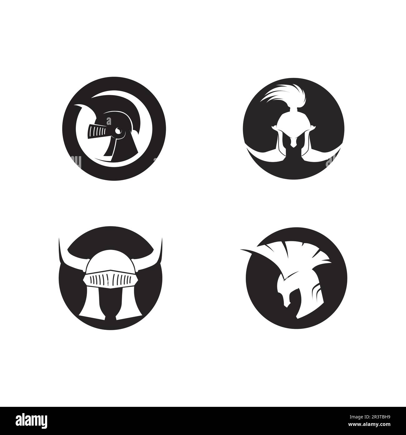 spartan and gladiator logo icon designs vector Stock Vector Image & Art ...