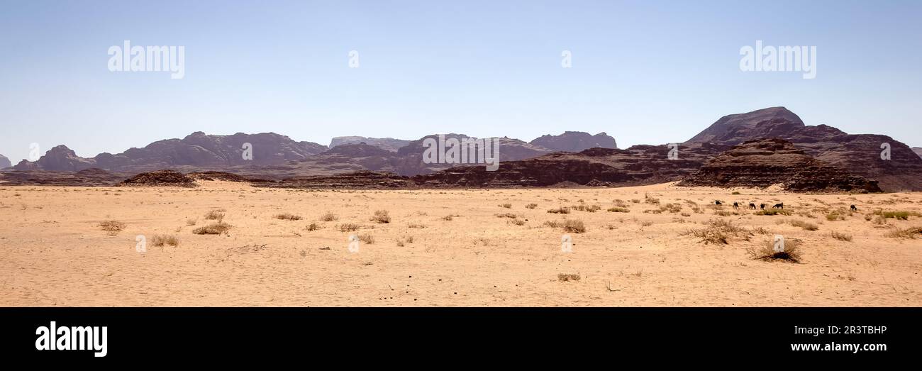 Wadi Rum (Valley of the Moon) in southern Jordan is a UNESCO World ...