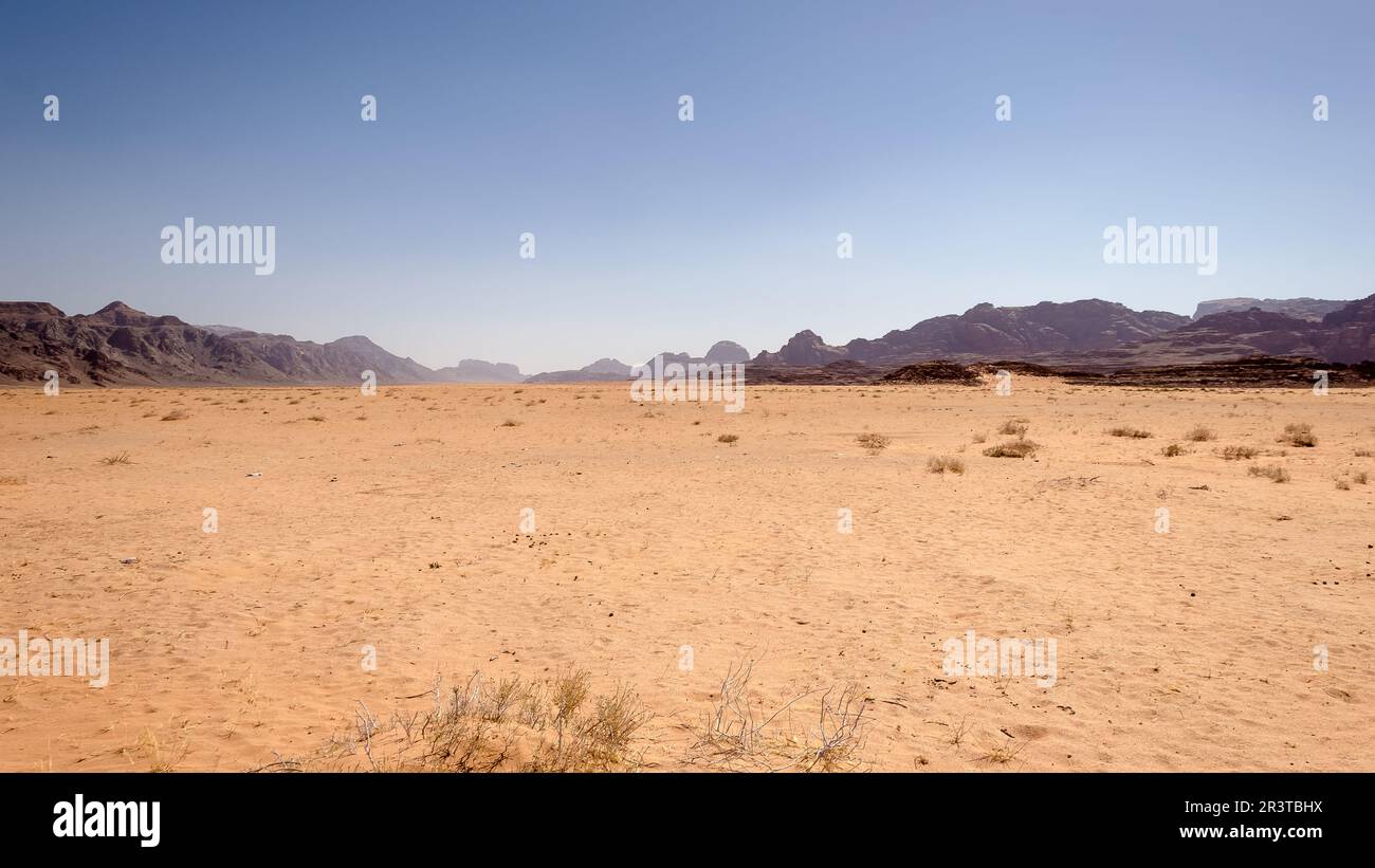 Wadi Rum (Valley of the Moon) in southern Jordan is a UNESCO World ...