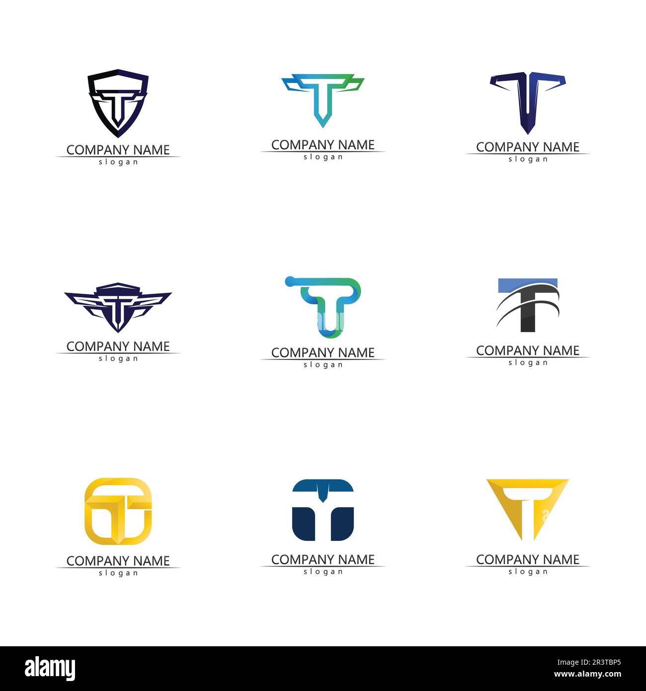 letter T logo image and font T design graphic vector Stock Vector Image ...