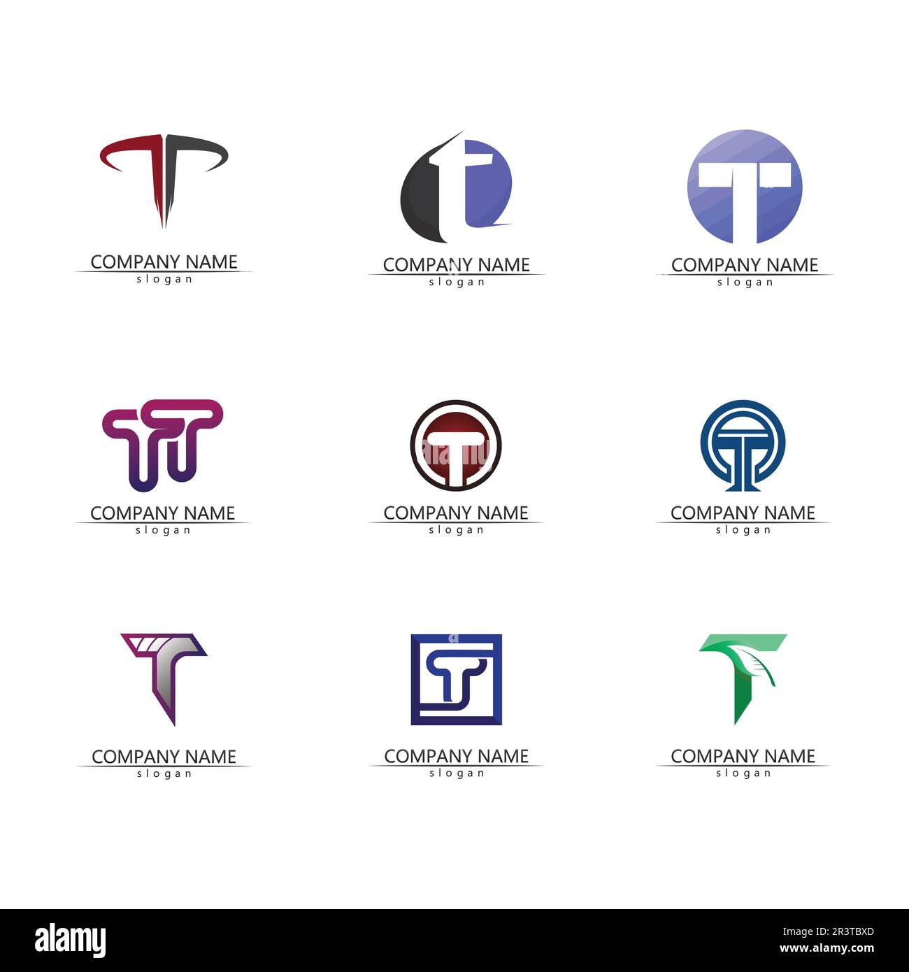 letter T logo image and font T design graphic vector Stock Vector Image ...