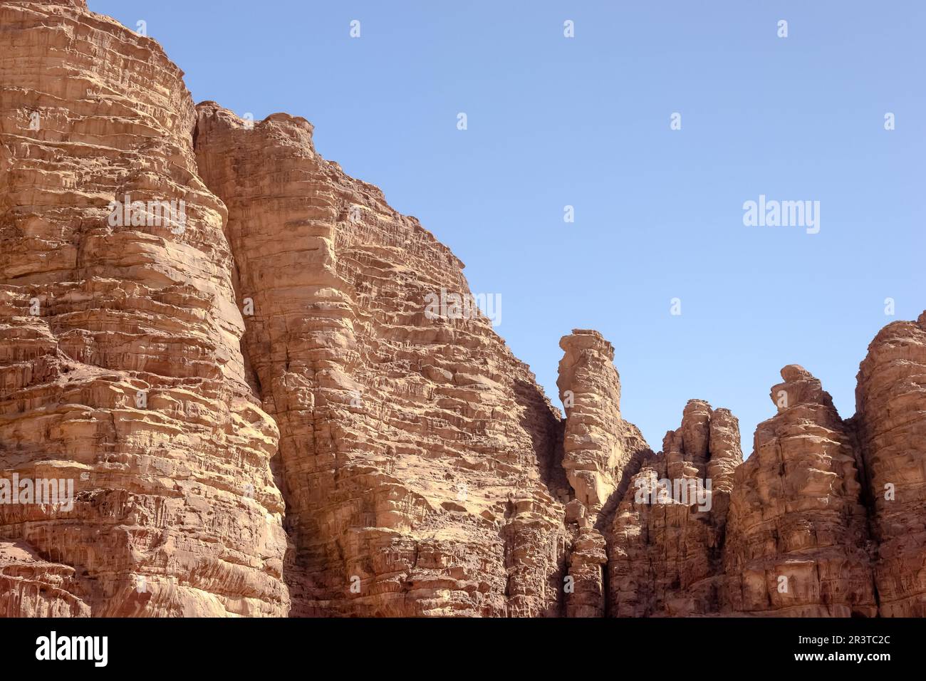 Wadi Rum (Valley of the Moon) in southern Jordan is a UNESCO World ...