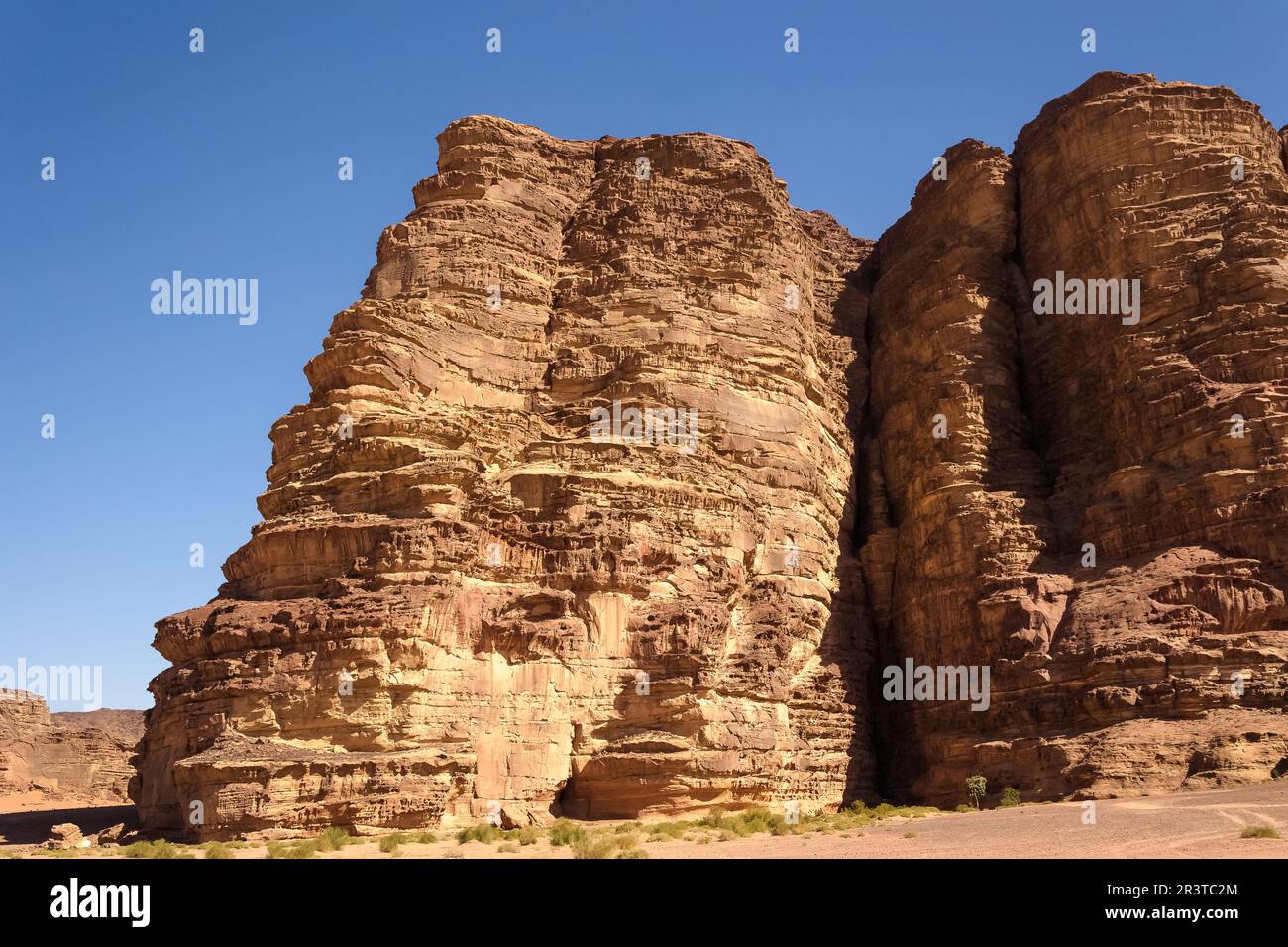 Wadi Rum (Valley of the Moon) in southern Jordan is a UNESCO World ...