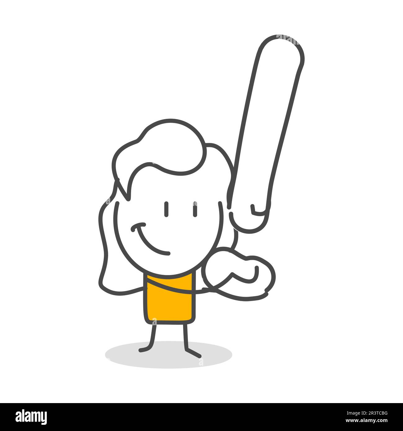 Stick figures. Alphabet. Isolated on white background. Hand drawn ...