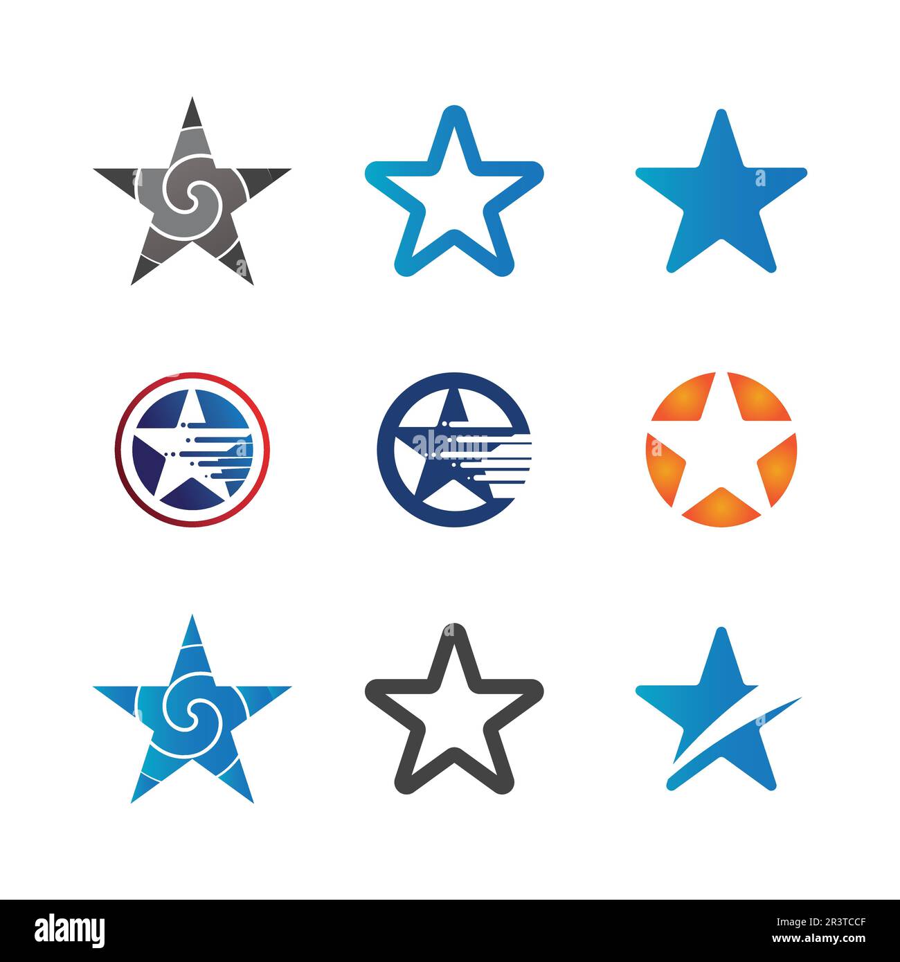 Star logo vector Stock Vector Images - Alamy
