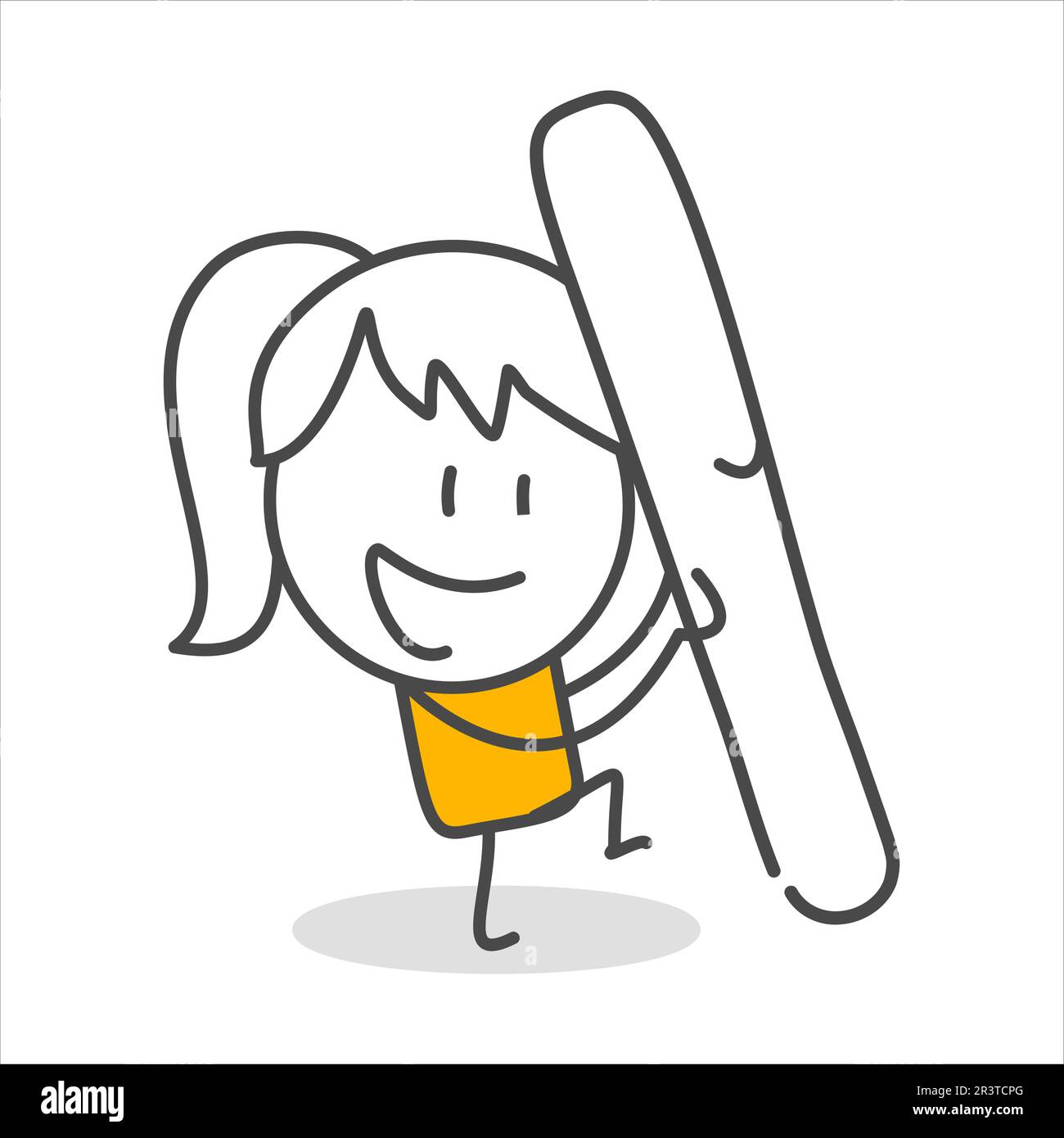 Stick figures. Alphabet. Isolated on white background. Hand drawn ...