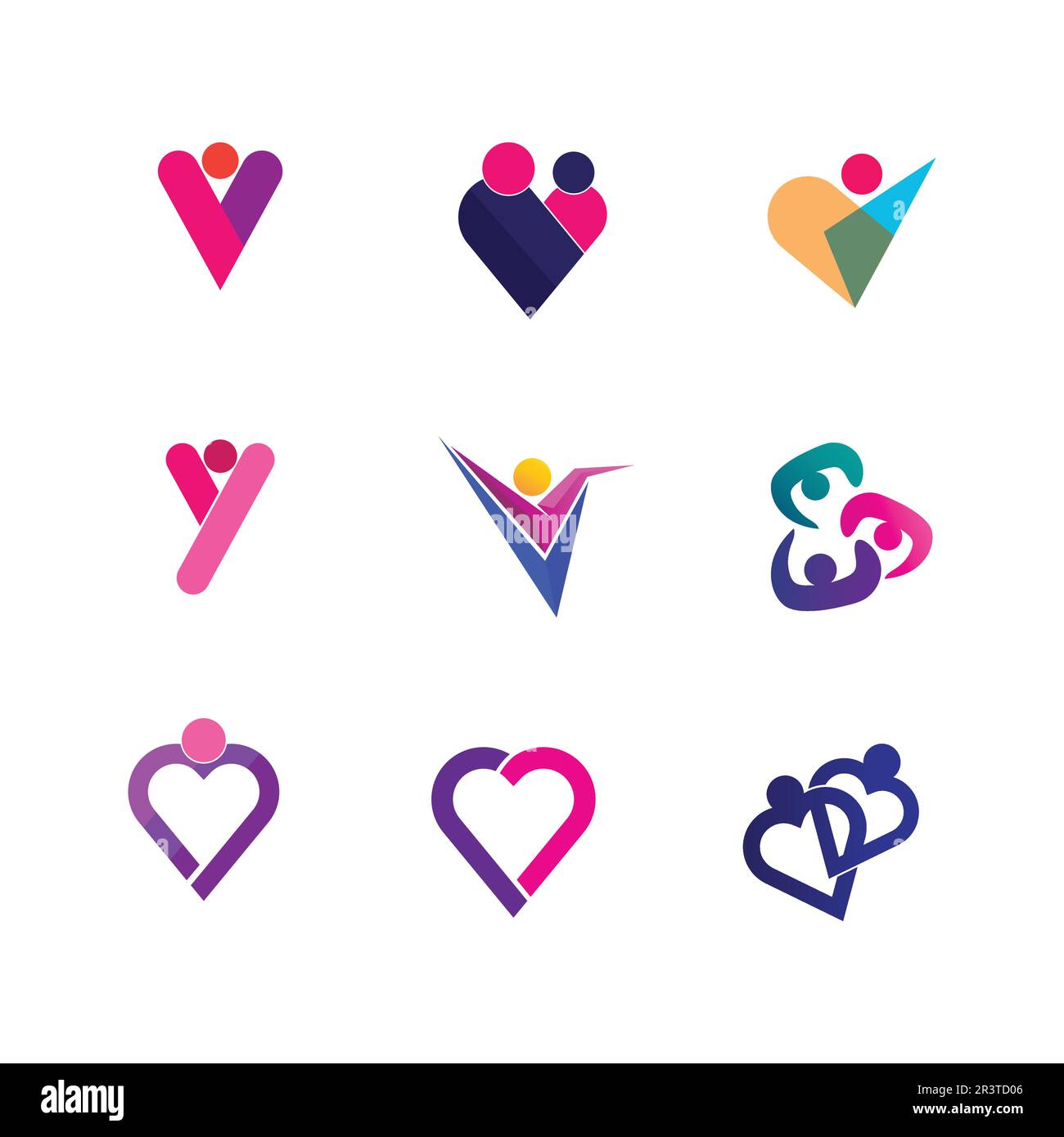Abstract People Logo Design fun People healthy People sport community abstract-people-logo-design-fun-people-healthy-people-sport-community