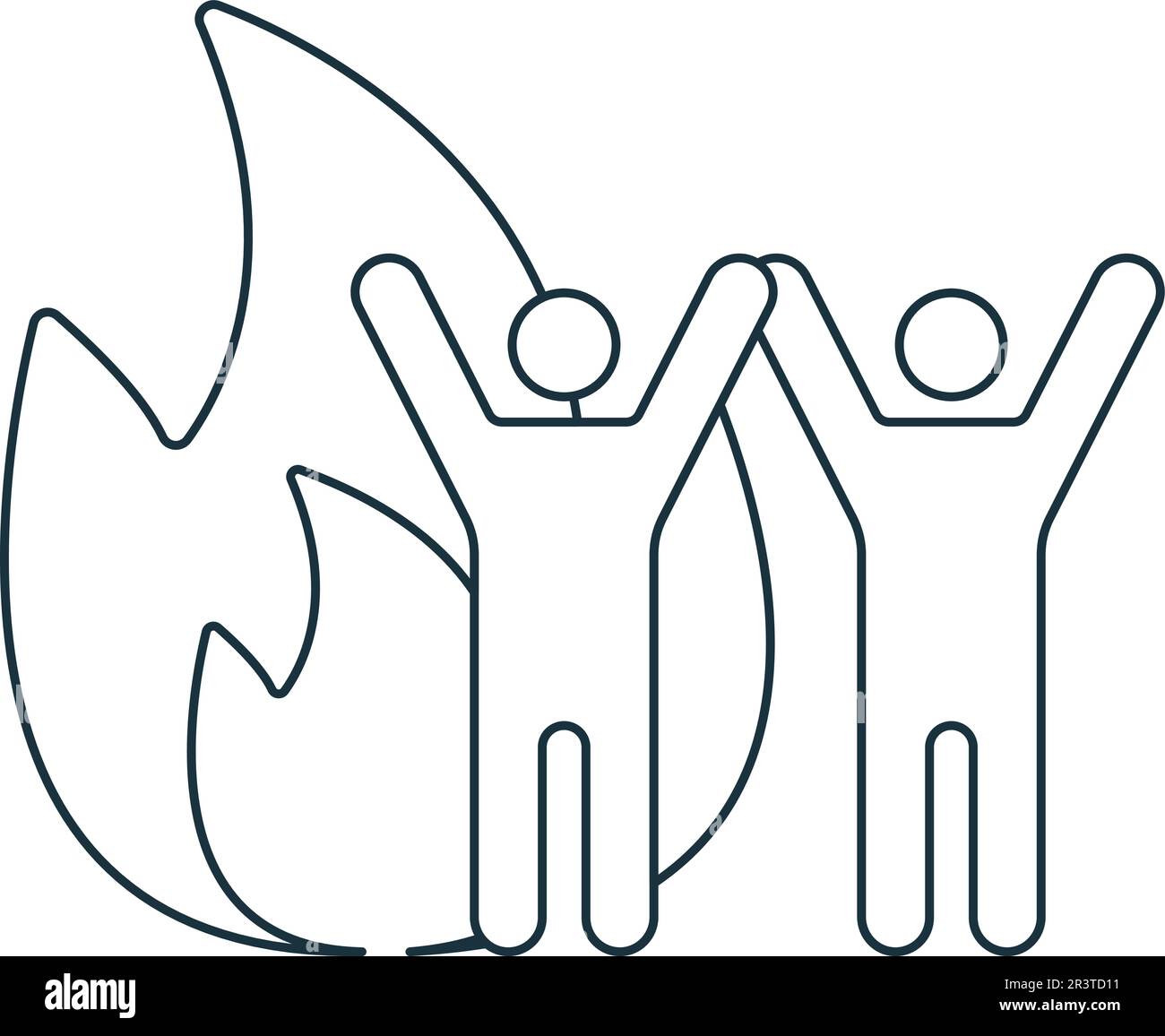 Team spirit icon. Monochrome simple sign from collaboration collection. Team spirit icon for ...