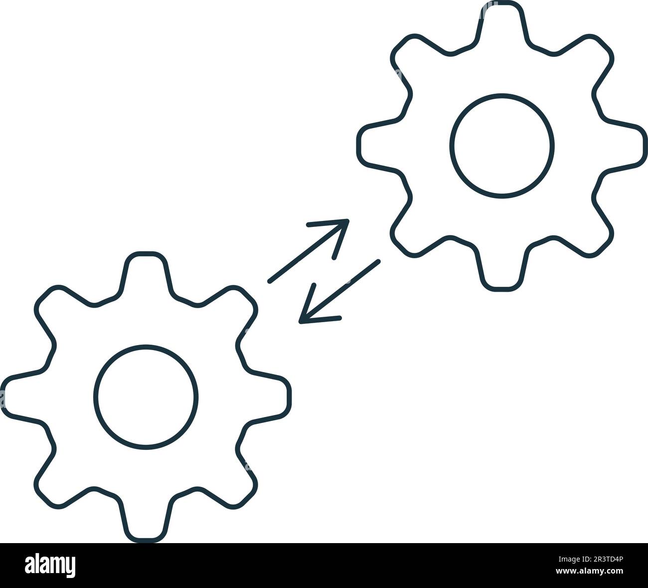 Operation icon. Monochrome simple sign from collaboration collection. Operation icon for logo ...