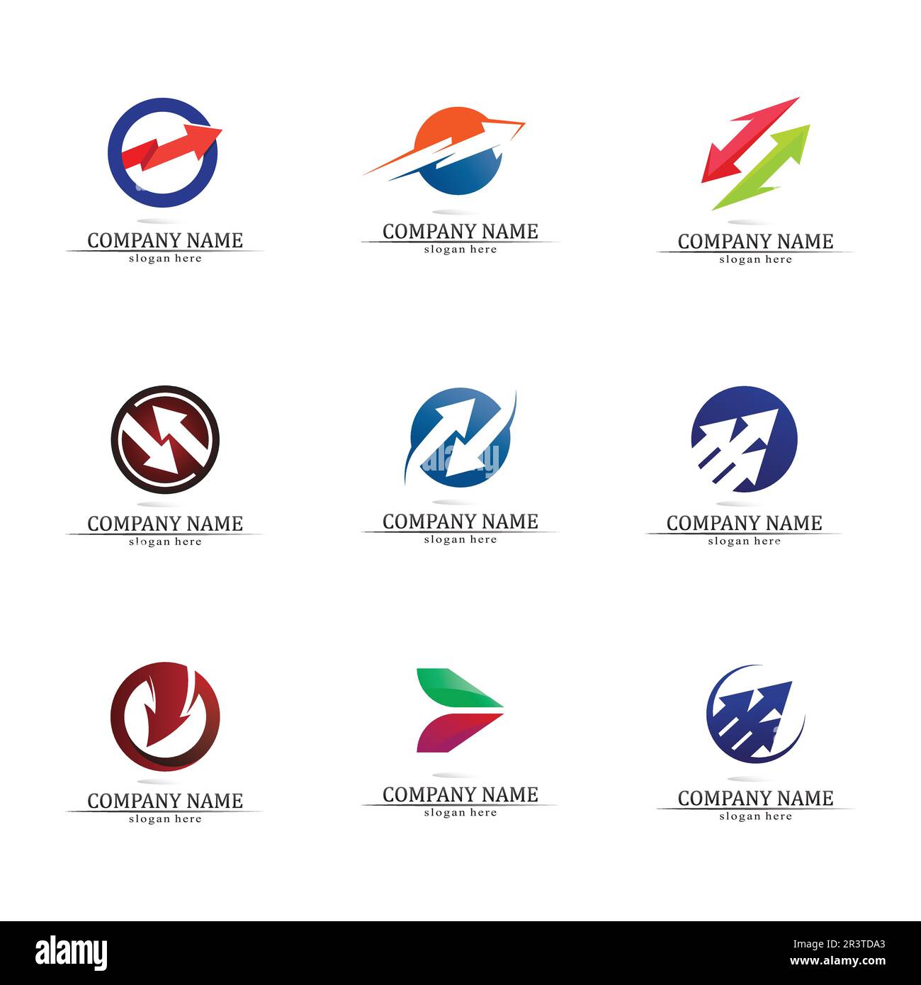 Arrow vector illustration icon Logo Template design Stock Vector Image ...